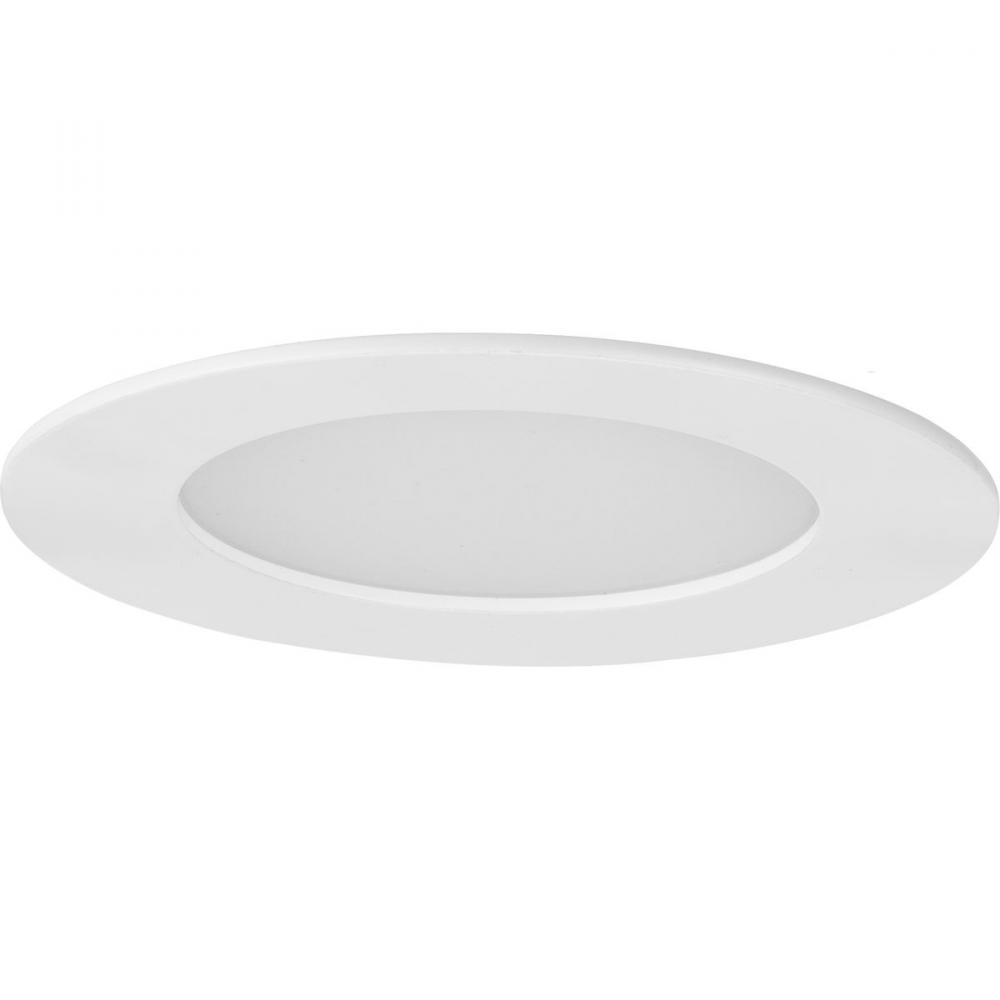 Everlume Collection 4 in. Satin White LED Low Profile Canless Recessed ...